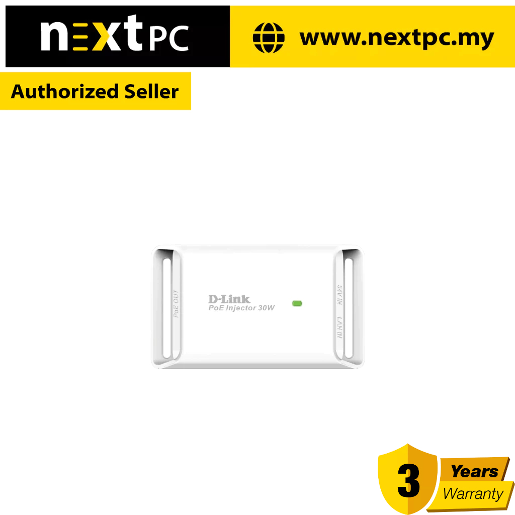 D-LINK Gigabit PoE+ Injector DPE-301GI /Gigabit PoE Plus Splitter DPE ...