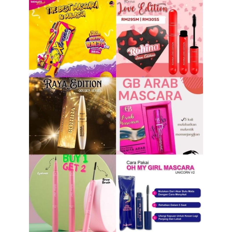 ROHINA EDISI 2024 | RAYA EDITION-GOLDEN SERIES | LOVE EDITION| EYELINER ...