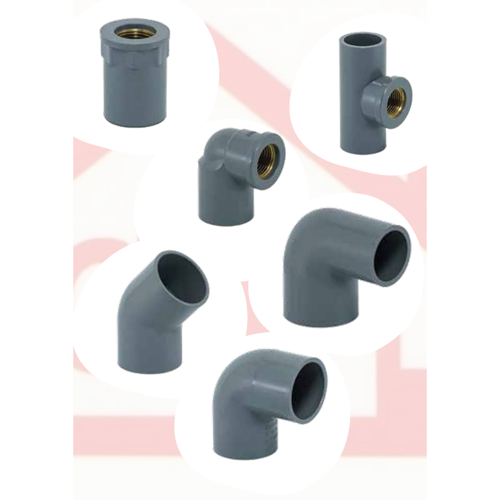 PVC Reducing Fittings [ PVC-U Pressure Fittings 水喉水管配件 ] reducing elbow ...