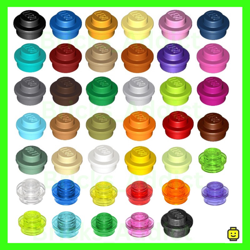 LEGO PARTS (NEW) 4073 Plate, Round 1x1 Assorted Colours 6141, 15570 ...