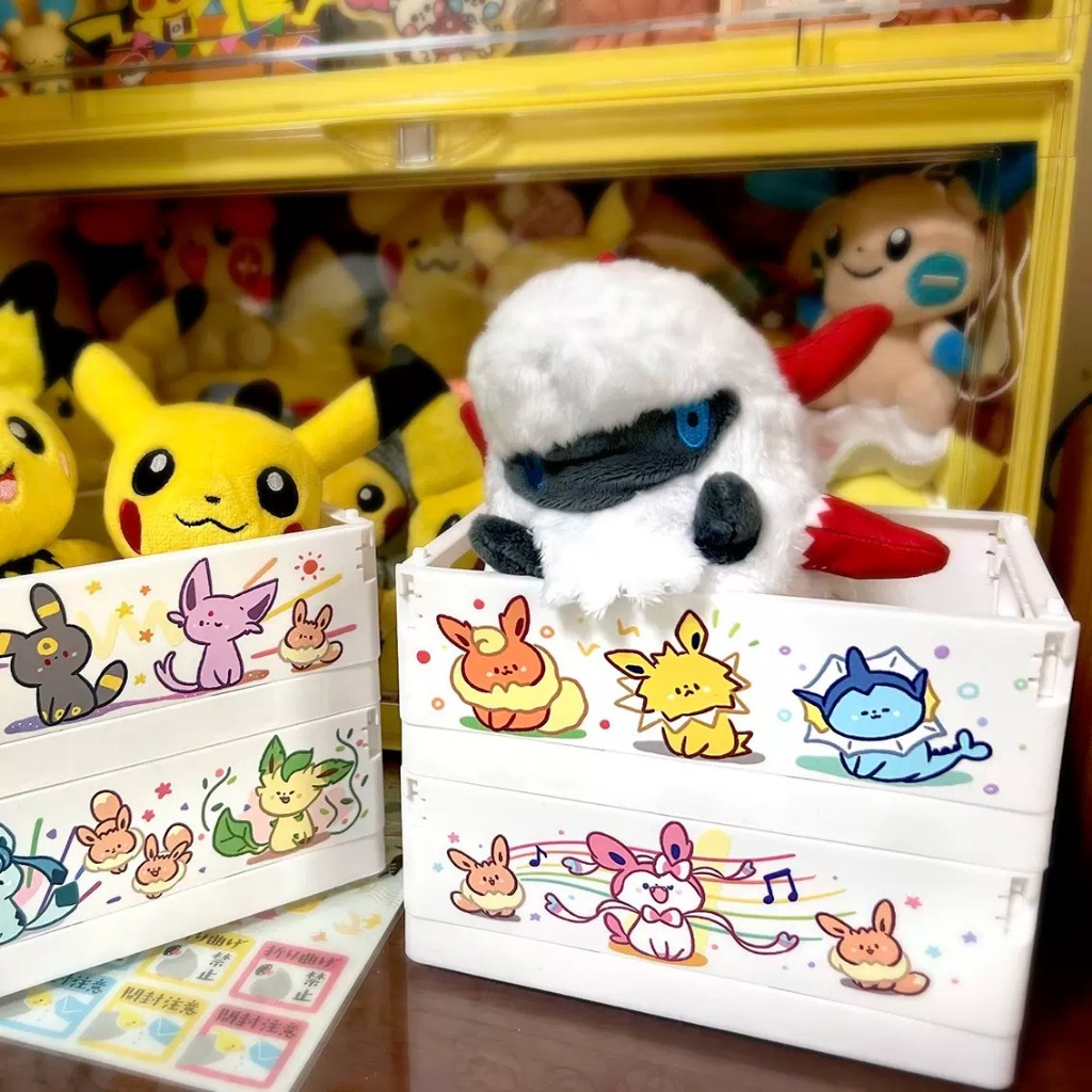 Pokemon Eevee Folding Storage Box Stackable Flareon Vaporeon Jolteon ...
