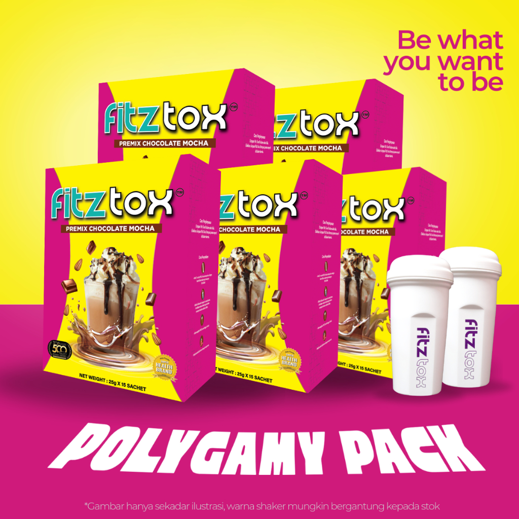 FITZTOX COKLAT MOCHA POLYGAMY PACK ( 5BOX ) | Shopee Singapore