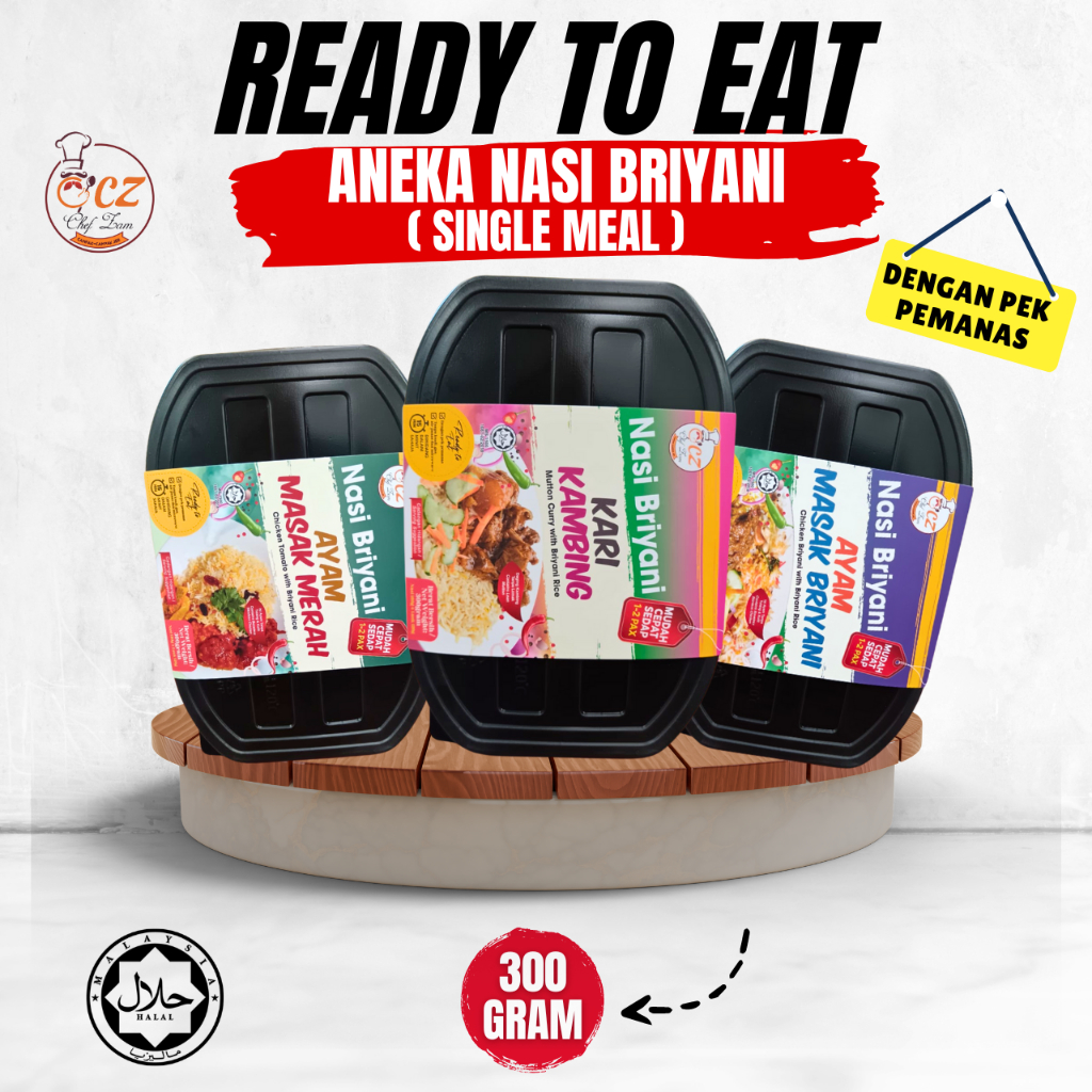 Chef Zam SET NASI BRIYANI BERLAUK TO EAT MEAL Travel halal food ...