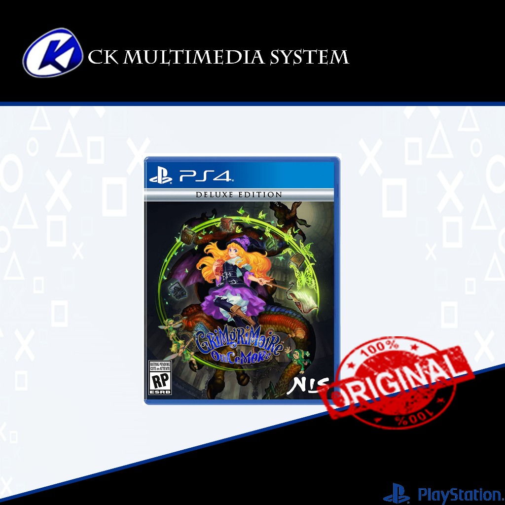 PS4 GrimGrimoire OnceMore : Deluxe Edition (RALL/ENG) | Shopee Singapore