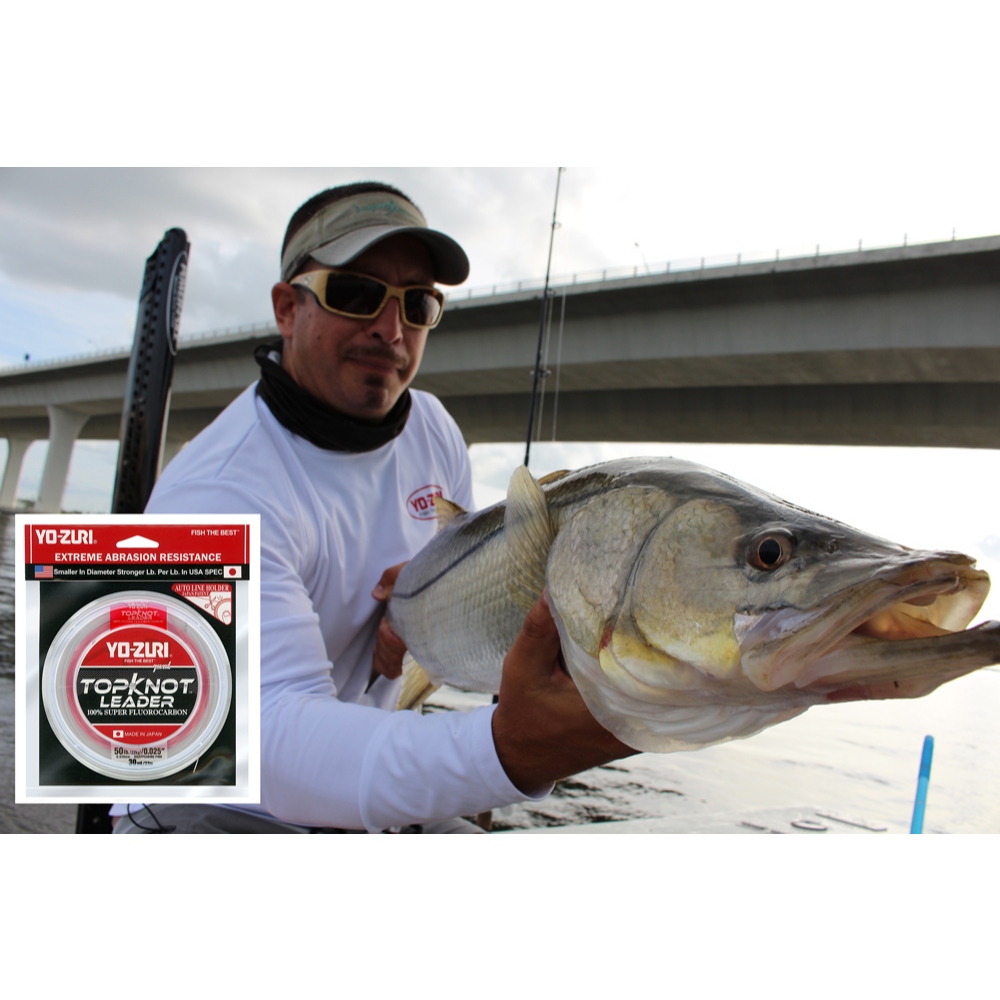 YOZURI TOPKNOT LEADER 100% SUPER FLUOROCARBON 30YD, FISHING LINE TOP ...