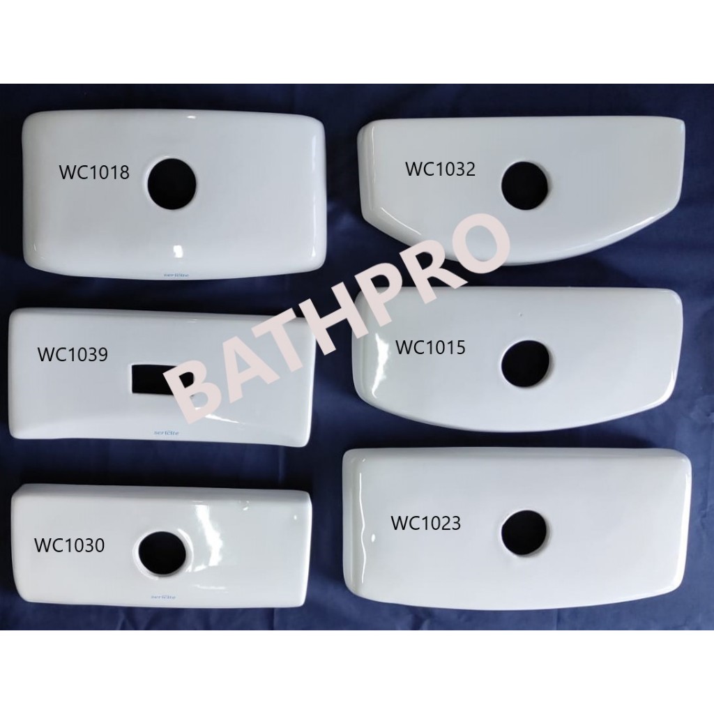 Replacement - SERICITE cistern tank lid only for WC1015, WC1018, WC1023 ...