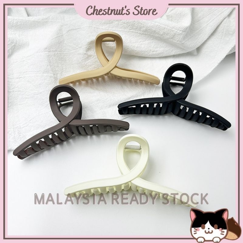CHESTNUT'S STORE Large Cross Hair Claw 13cm Hair Clip Temperament ...