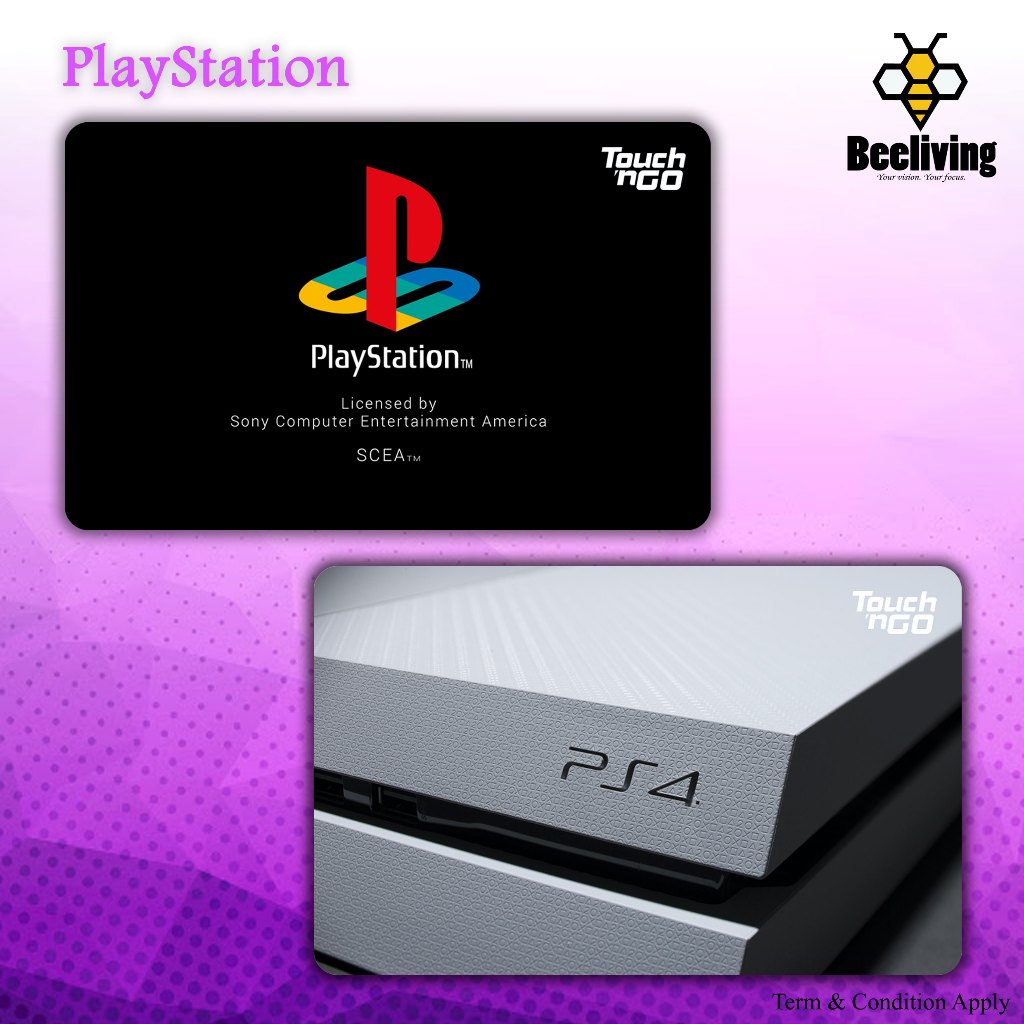 PlayStation ( SERIES 1 ) - Touch n Go Card Sticker Cover (Waterproof ...