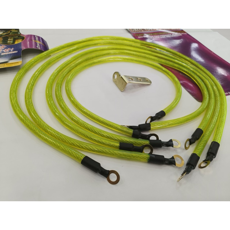 Pasti Grounding cable kereta Grounding Wire Kit 5 wire Cooper Wire ...