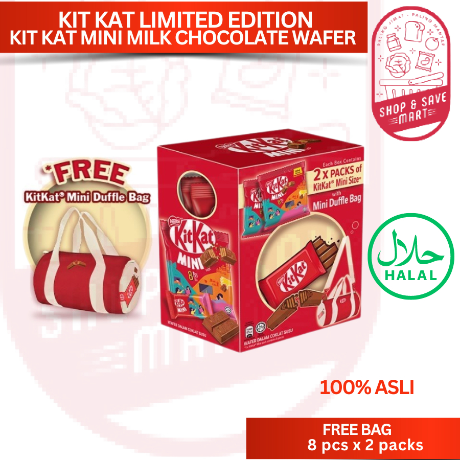 Kit Kat Mini Milk Chocolate Wafer Free Duffle Bag | Kit Kat Wafer In ...
