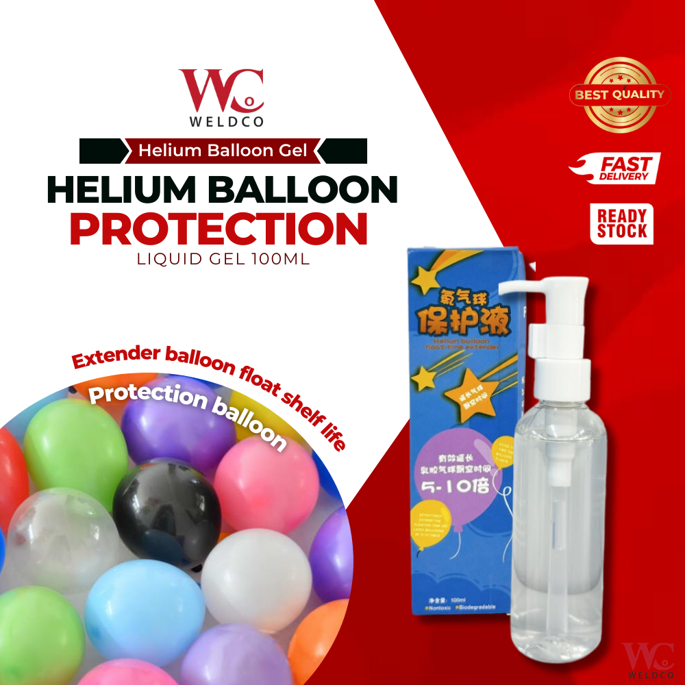Helium Balloons Protection Liquid Gel / Float Latex Balloon/ (100ML ...