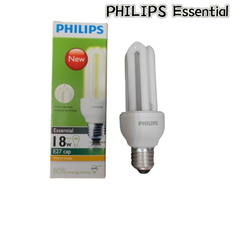 Philips essential 18w warm white | Shopee Singapore