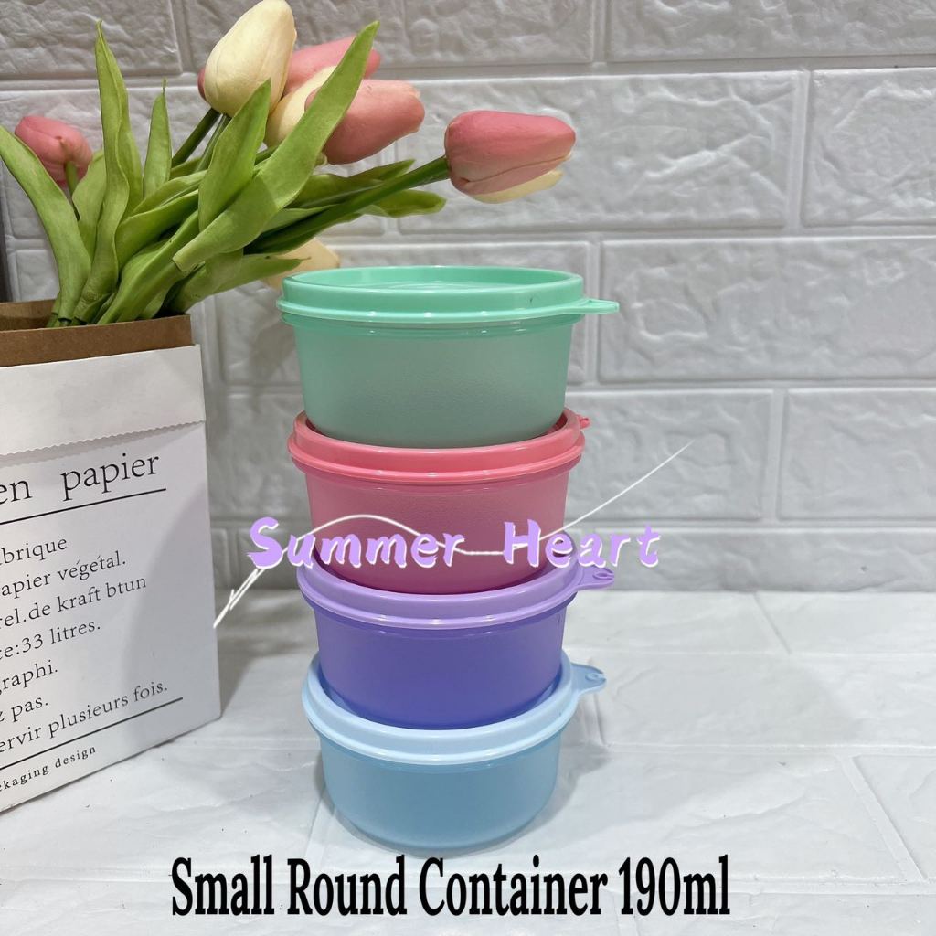 Tupperware Small Round Container (1)190ml | Shopee Singapore
