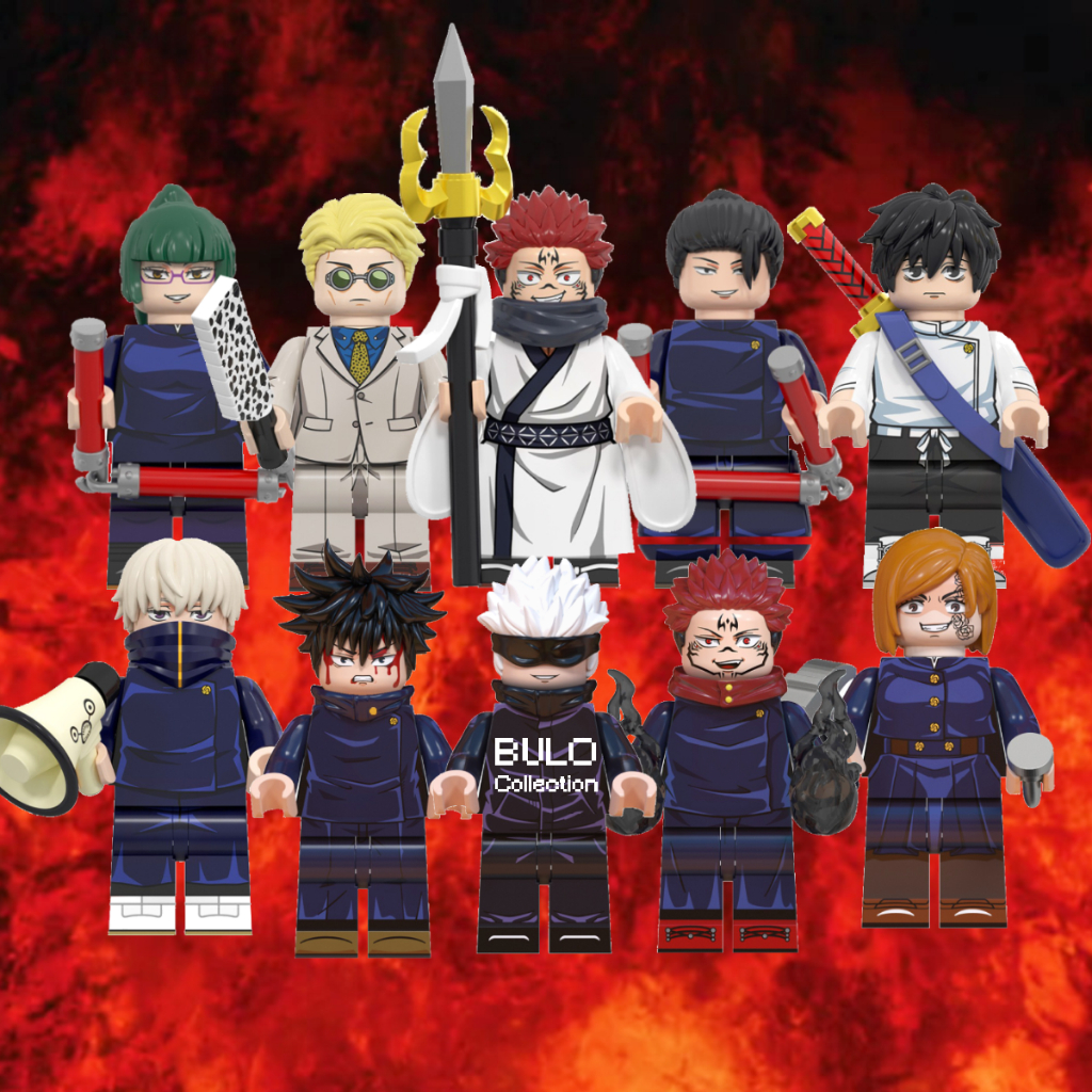 Jujutsu Kaisen Custom Minifigures WM6139 Gojo Satoru Yuji Sukuna Megumi ...