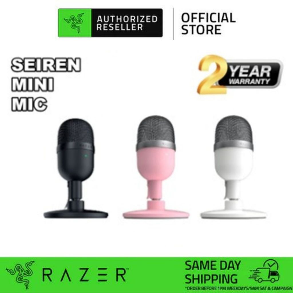 RAZER Seiren Mini Wireless Gaming Microphone - Perfect for Streaming ...
