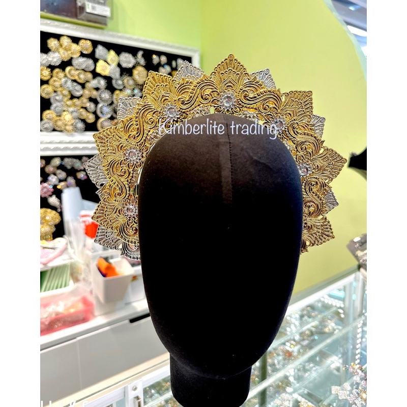 stok:/Traditional Sanggul Lintang Pengantin/Headgear/Head piece for ...