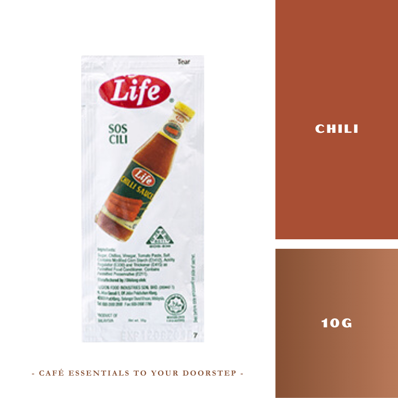 Life Chili Sauce Tomato Sauce - 10g x (10/20/50 Sachets) | Shopee Singapore