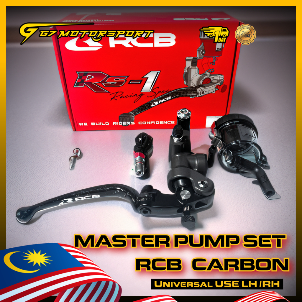 Masterpump Set Carbon RCB 17MM Full Set With Botol | Shopee Singapore