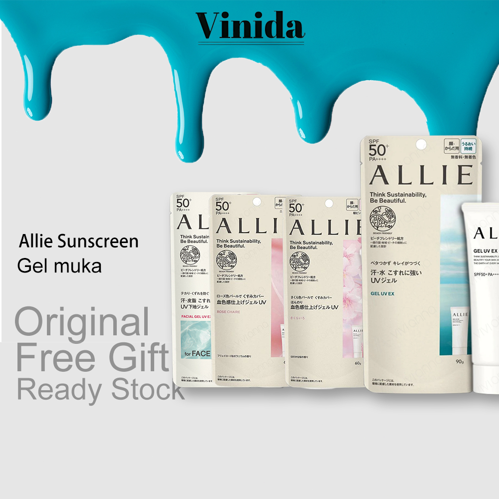 Allie Sunscreen UV 60g/90g, Allie Gel Uv EX, Allie Extra UV Gel SPF50+, UV Facial Gel 60g ...