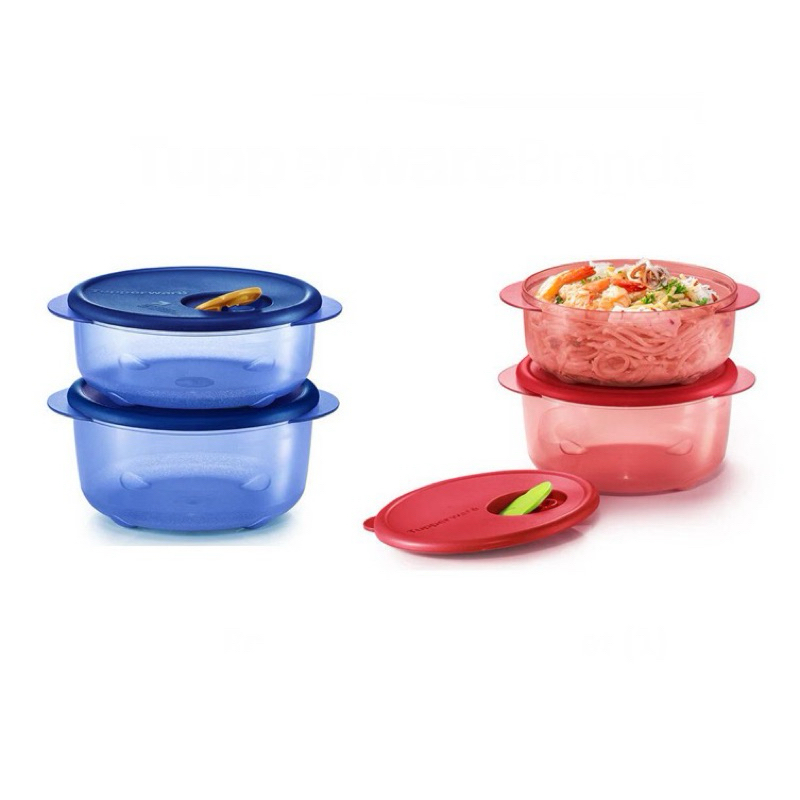 Tupperware Rock N serve round set (2pcs) | Shopee Singapore
