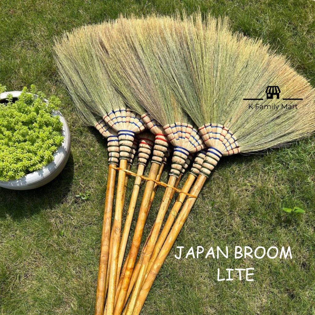 Japan Broom Lite Bamboo Handle Penyapu Lantai Jepun Lite Special ...