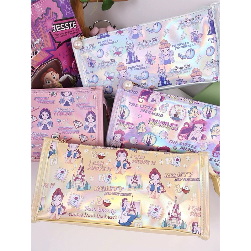 Disney Princess Pencil Case | Ariel Snow White Cinderella Beauty and ...