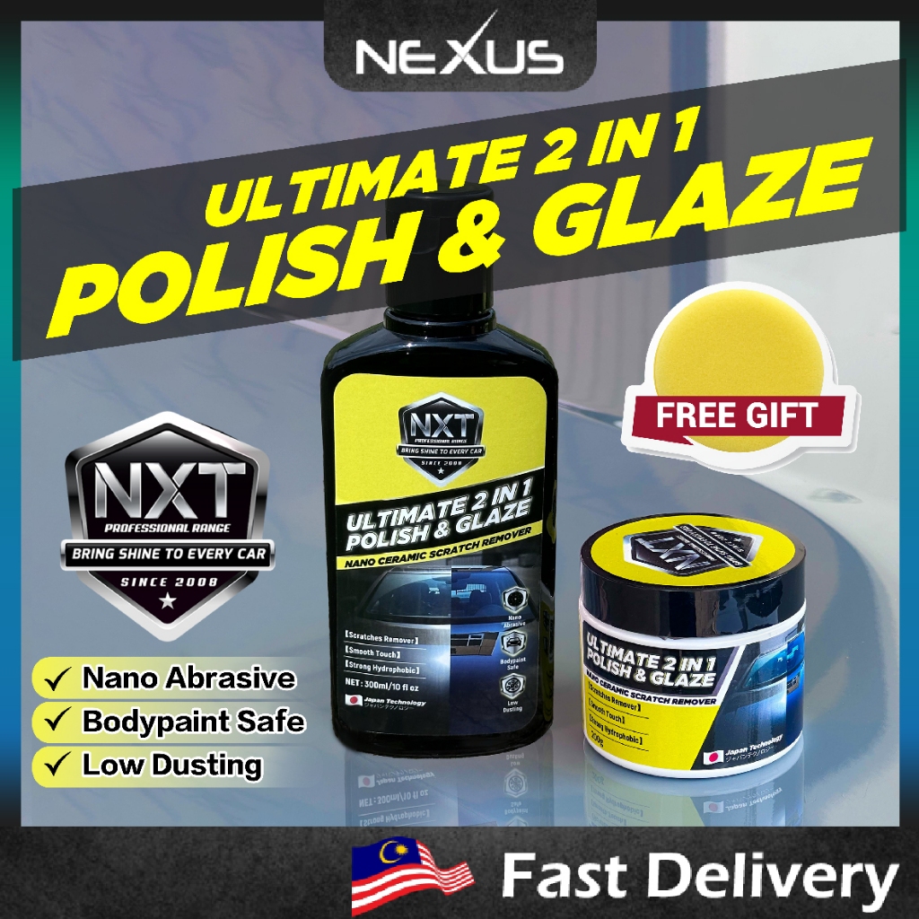 NXT Ultimate 2 in 1 Polish & Glaze Heavy Duty Polish Compound polish ...