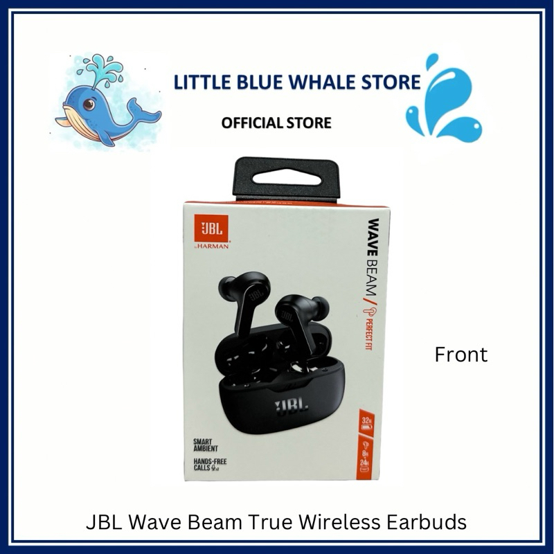 JBL Wave Beam true wireless earbuds with built in microphone | Shopee Singapore