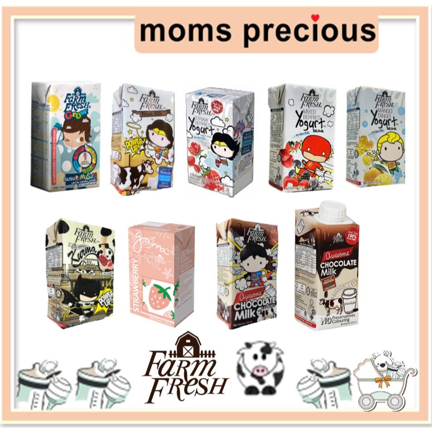 [Bundle Deal] Farm Fresh UHT Fresh Milk Susu/ Chocolate / Yogurt Drink ...