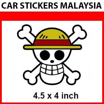 Car Sticker/Bumper Sticker/Motor Sticker - One Piece Logo ANIME ...