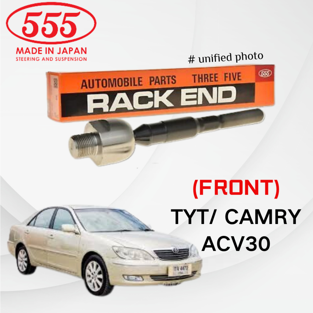 TOYOTA CAMRY ACV30 555 JAPAN BRAND STEERING RACK END (SET = 2PCS ...