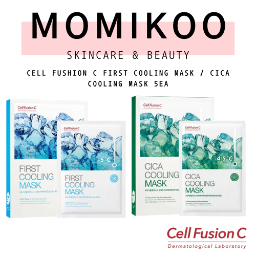 Cell Fusion C First Cooling Mask / Cica Cooling Mask 1 Box x 5EA ...