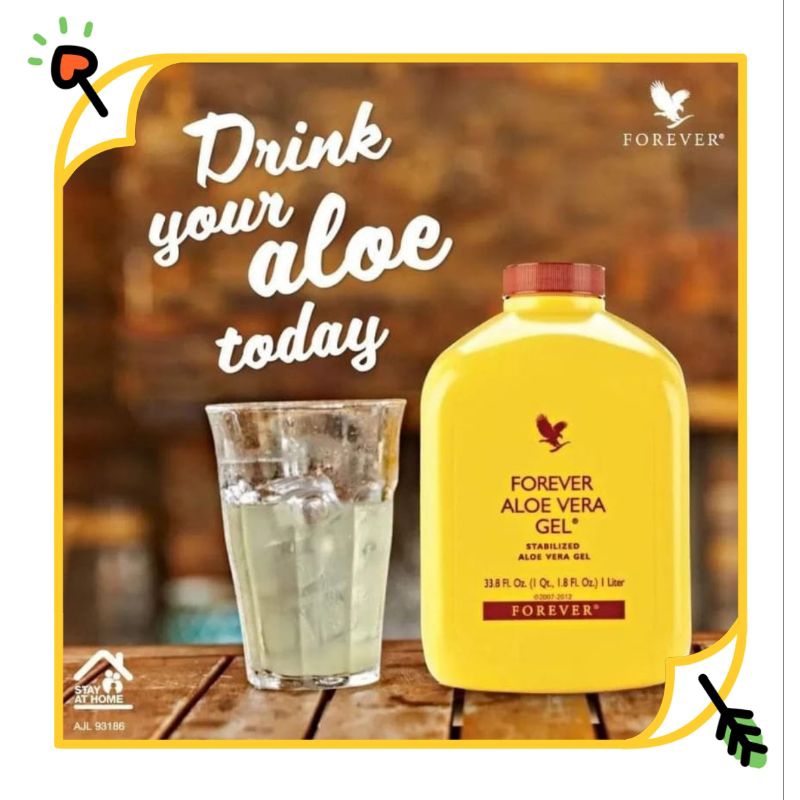 100%纯芦荟Forever Living AVG (Aloe Vera Gel/Aloe Berry Nectar) dari HQ ...