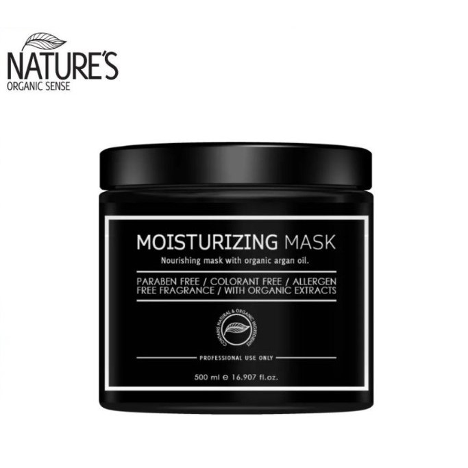 Nature‘s Organic Sense Moisturizing Mask for dry or damaged hair ( 200 ...