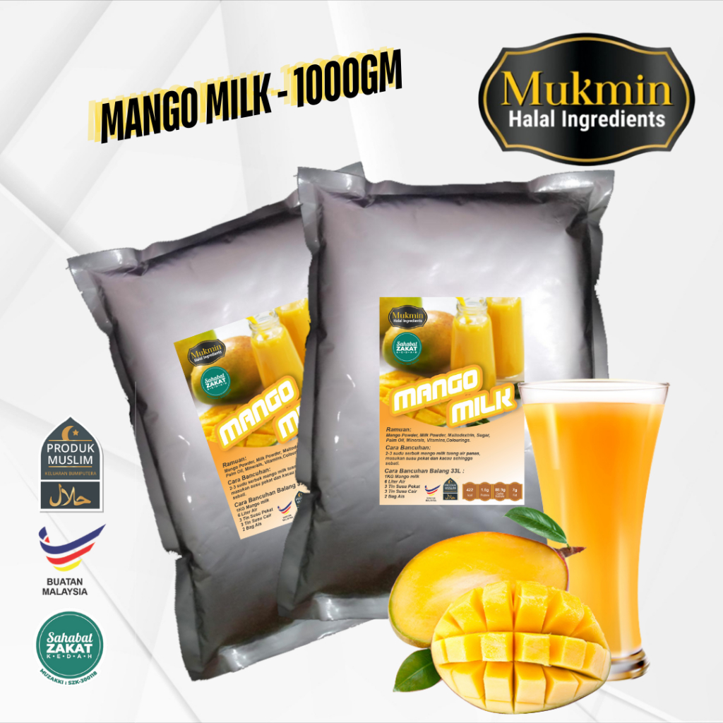 Serbuk Air Balang Mango Milk - 1kg | Shopee Singapore