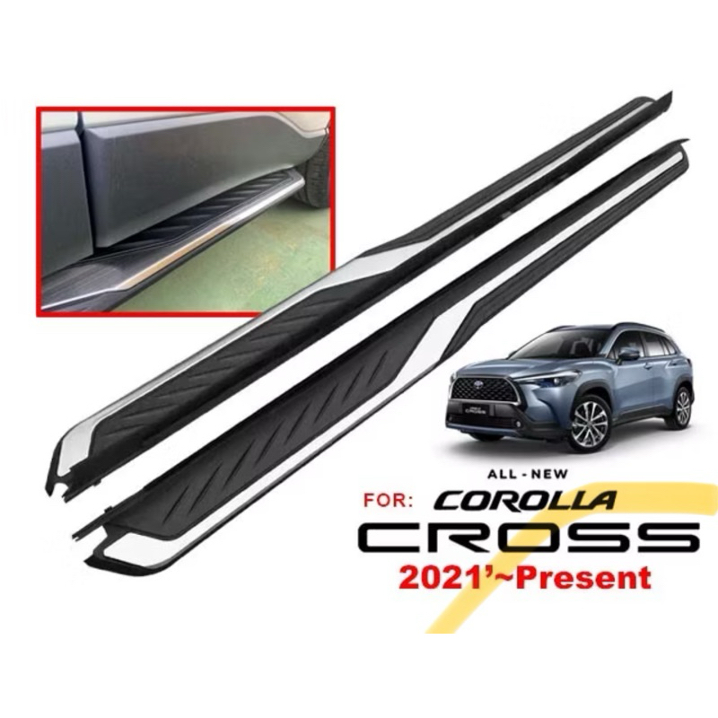 TOYOTA COROLLA CROSS 2021 2022 2023 HIGH QUALITY SIDE DOOR STEP RUNNING ...