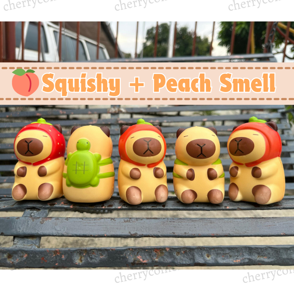 Capybara Memory Foam Squishy with Peach Smell Fidget Toy Anti-Stress ...