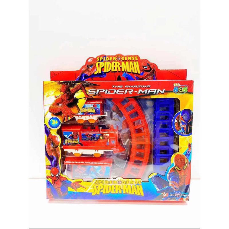 Spiderman Train Kereta Api Spiderman Battery Operated | Shopee Singapore