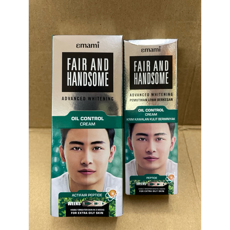 Emami Fair and Handsome Advanced Whitening Oil Control Cream 25G/50G.. | Shopee Singapore