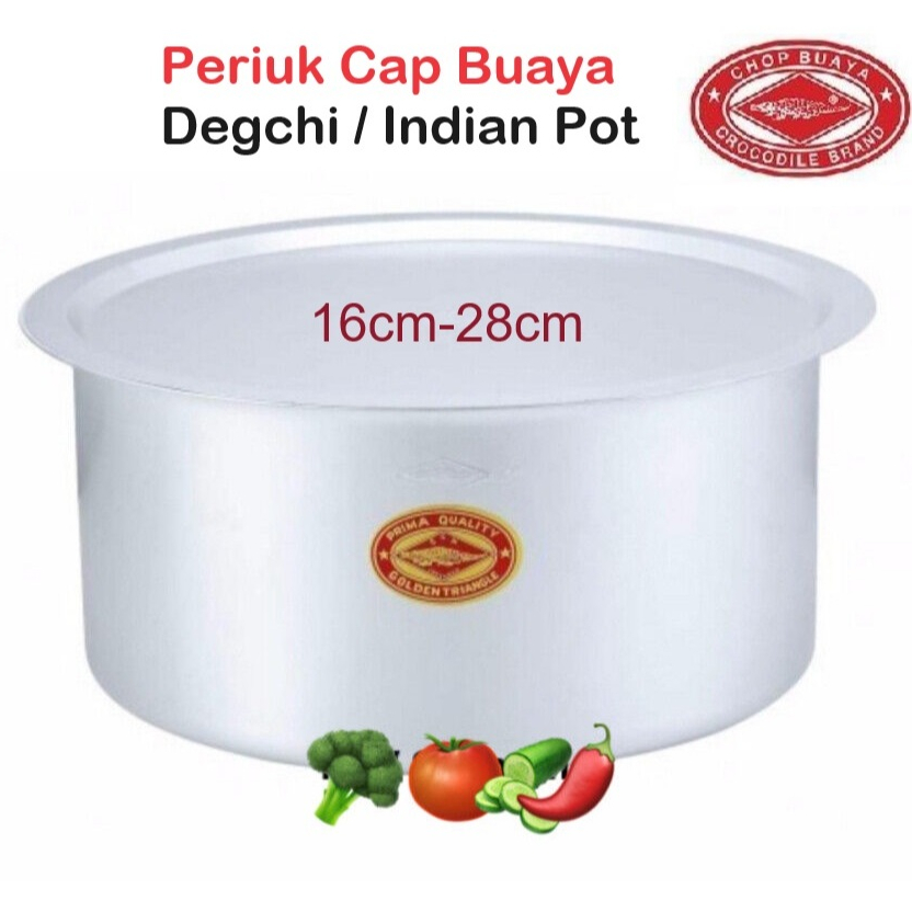 Crocodile Brand Pot Set Thick Without Stem Jidin Degchi Pot Aluminum ...