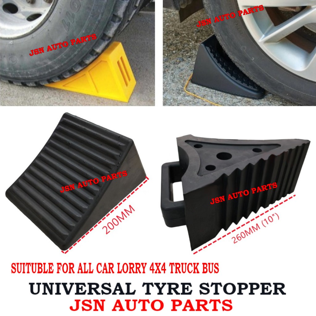 RUBBER TYRE STOPPER SUITABLE FOR ALL CAR LORRY TRUCK BUS TRAILER ...