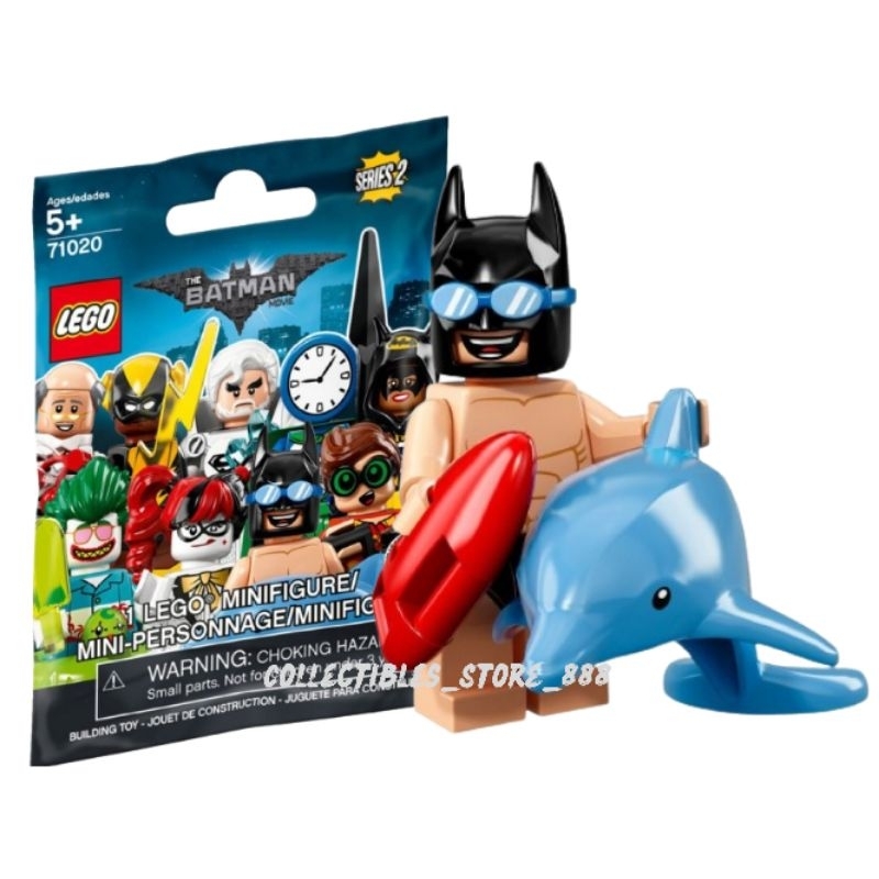 Lego 71020 The Batman Movie Series 2 Minifigures- No 6 Swinsuit Batman ...