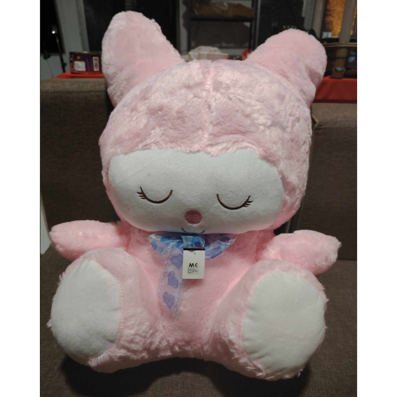 Kuromi Sanrio Plushie Toy Cute Teddy Bear Pillow Doll Toys Mainan Anak ...