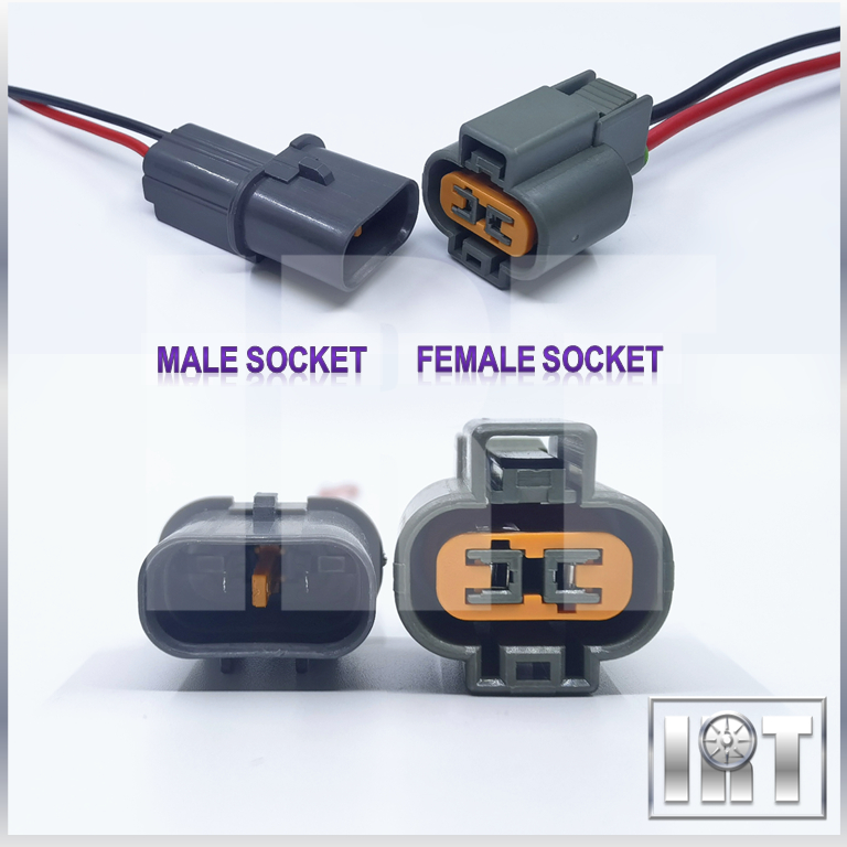 2 Pin Knock Sensor Aircon Fan Switch Socket Wira Satria Putra Proton ...