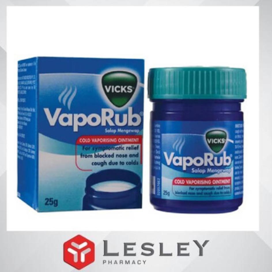 Vicks VapoRub Cold Vaporising Ointment (25g) | Shopee Singapore