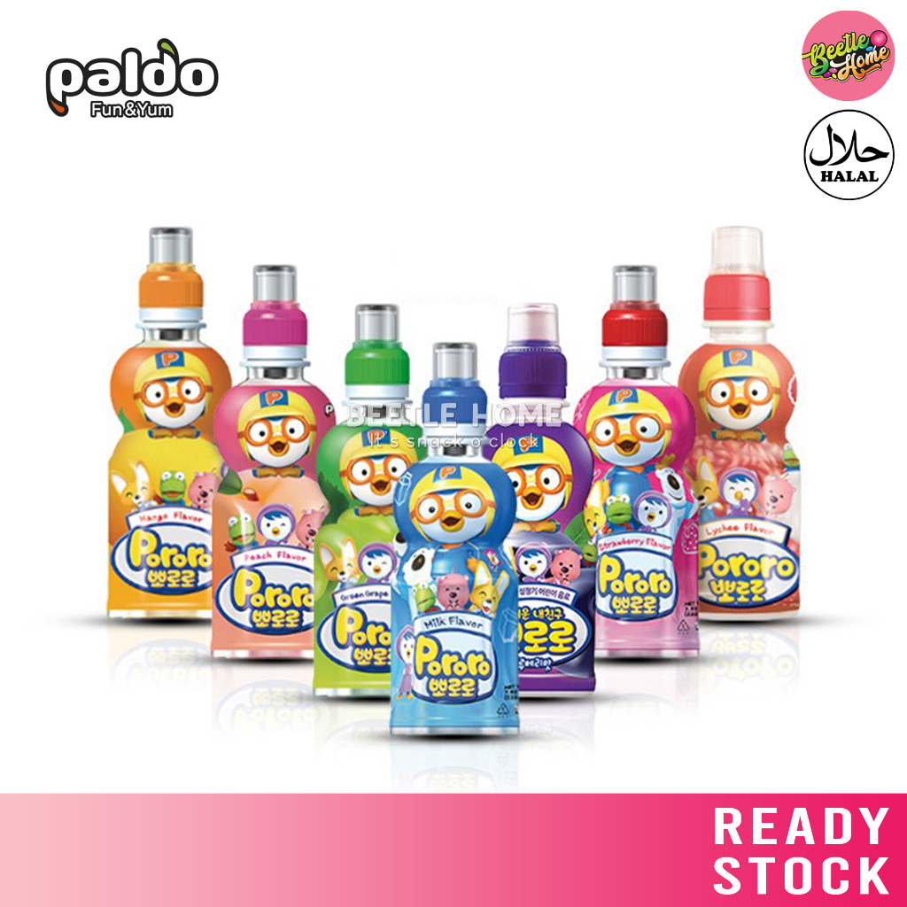 Korea Paldo Pororo Fruit Drink 뽀로로 235ml | Shopee Singapore