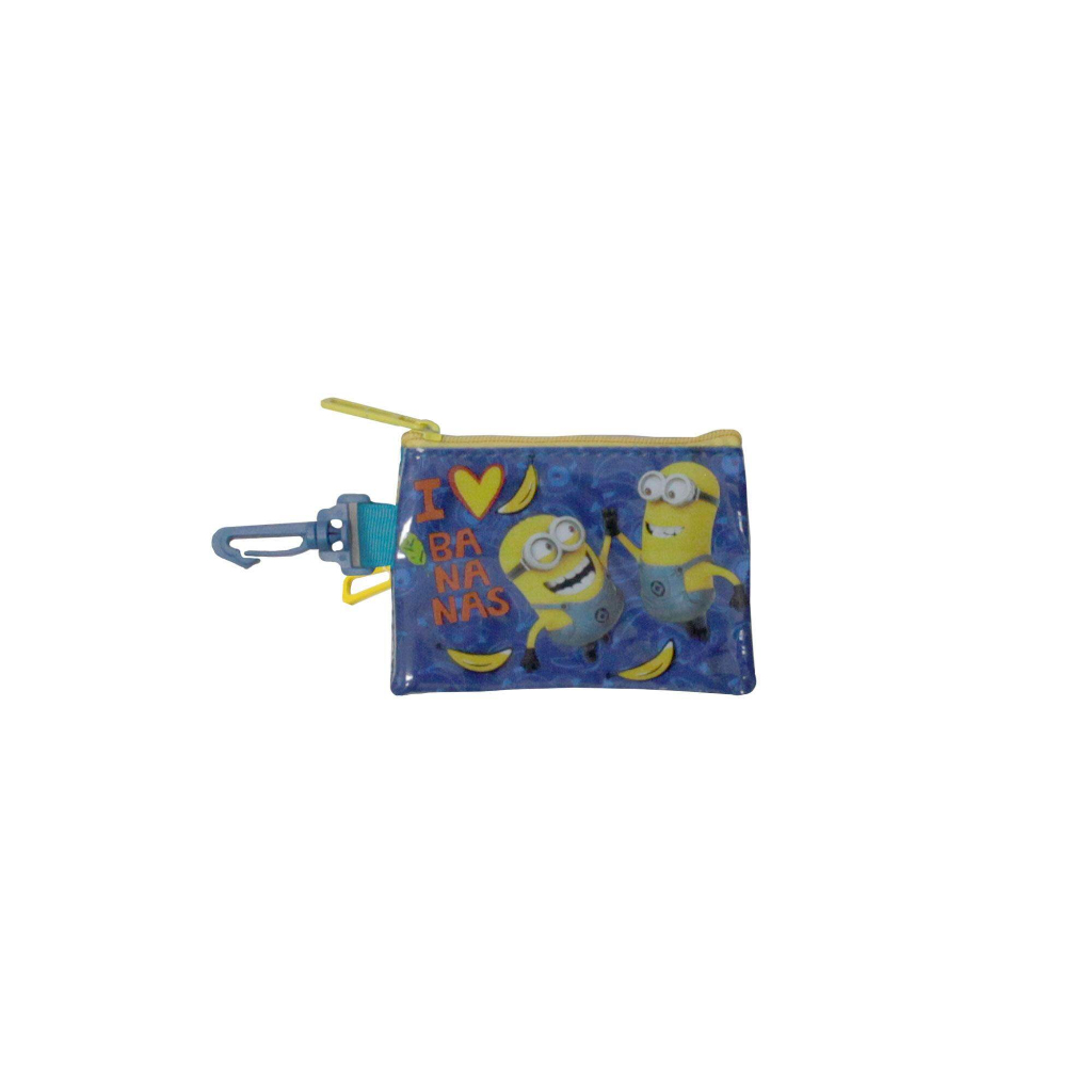 Despicable Me Minions Children Coin Purse With Hook - Blue Colour For ...