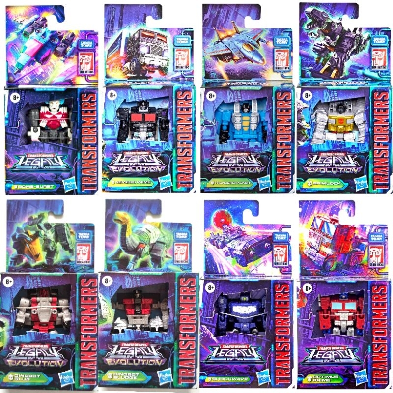Transformers Legacy Core Slug Sludge Grimlock Bomb-Burst Soundwave ...
