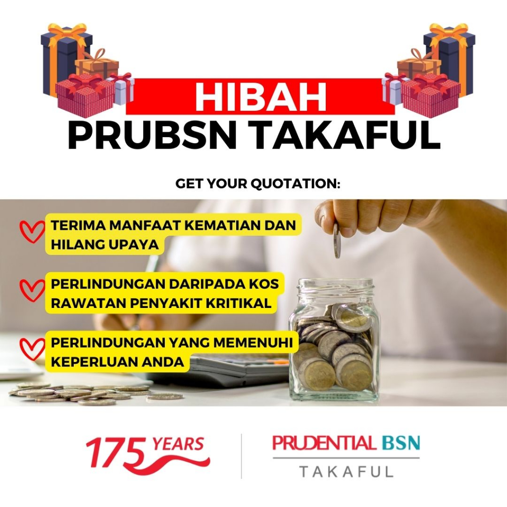 HIBAH PRUBSN TAKAFUL (Quotation sahaja) | Shopee Singapore