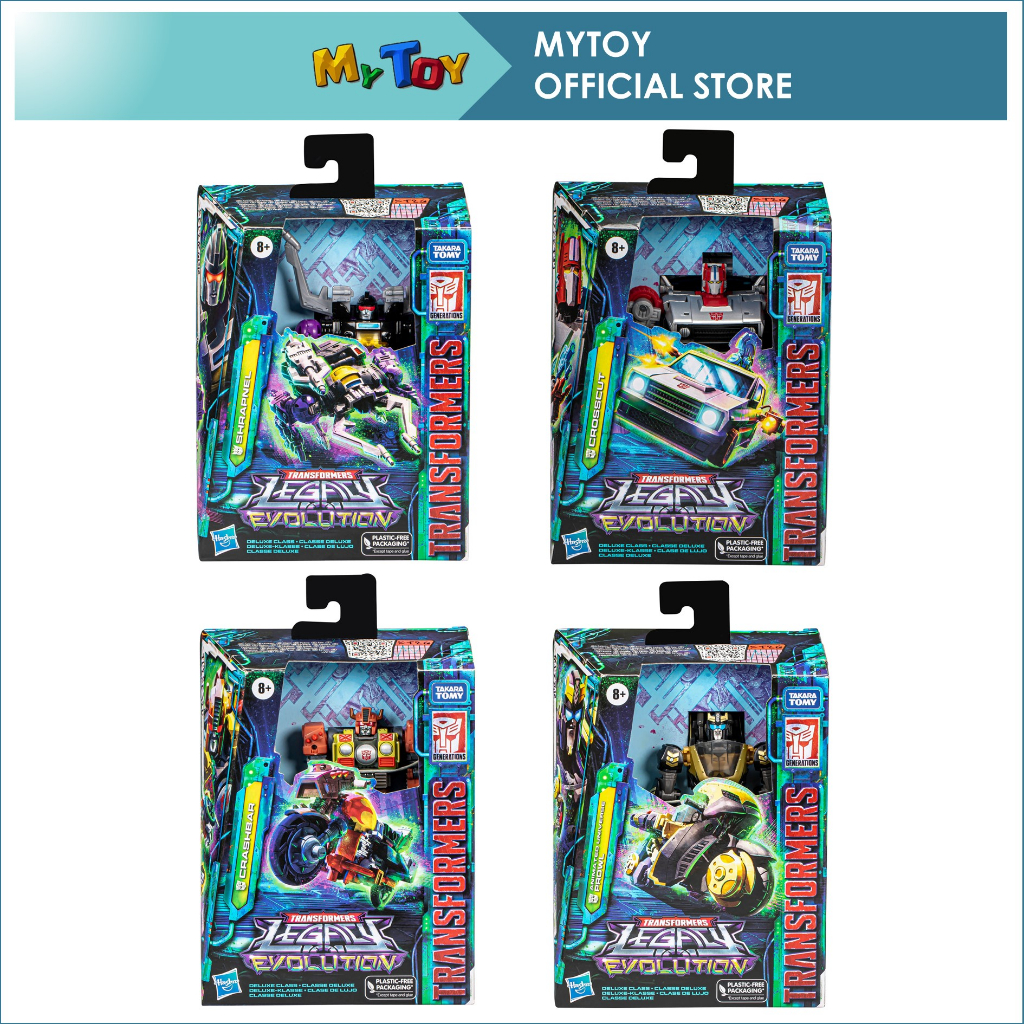 Hasbro Transformers Legacy Evolution Deluxe Axlegrease / Devcon / Beachcomber & Paradise ...
